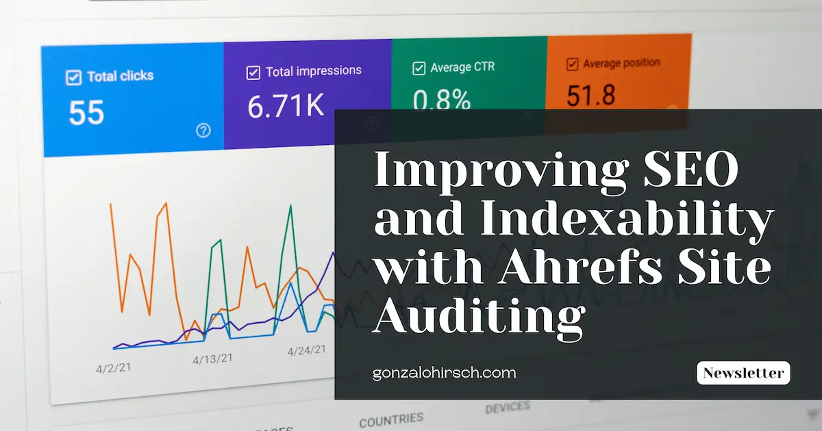 Improving SEO and Indexability with Ahrefs Site Auditing